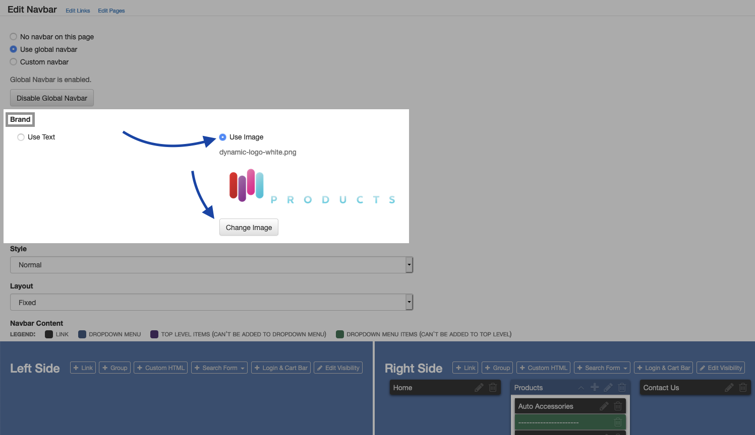 How to Add or Change Navbar Logo – DistributorCentral Distributors